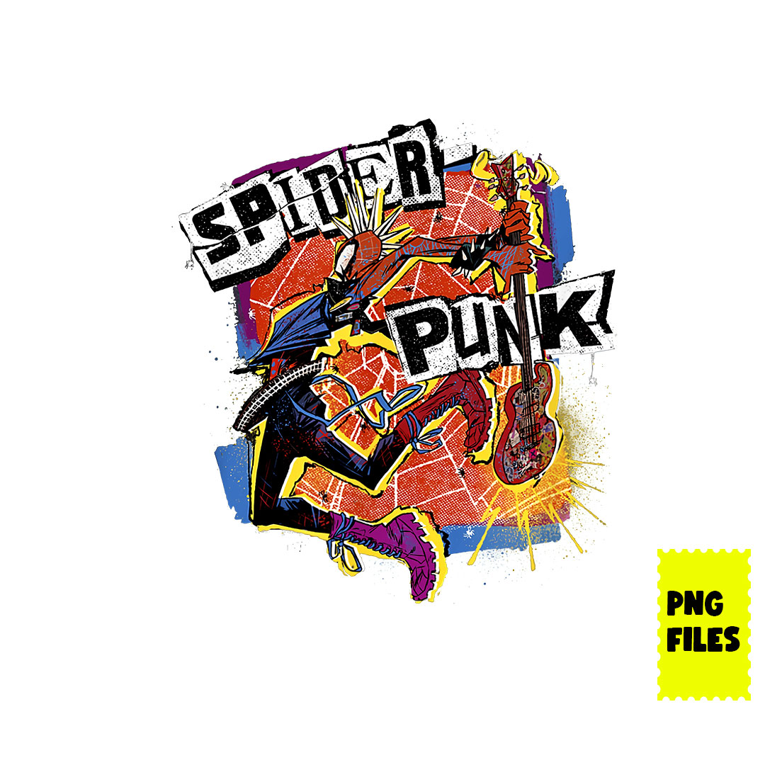 Spider Punk Png, Spider Man Png, Across the Spider Verse Png | Inspire ...