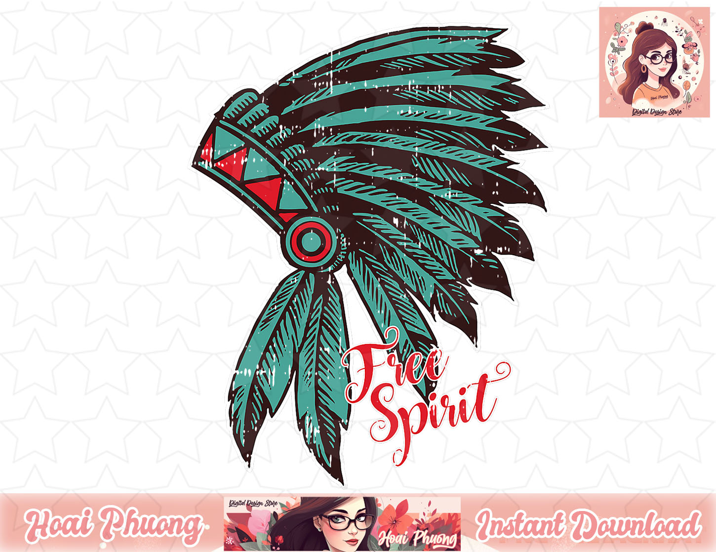 Native American Indian Free Spirit Awesome Halloween Gift pn | Inspire ...
