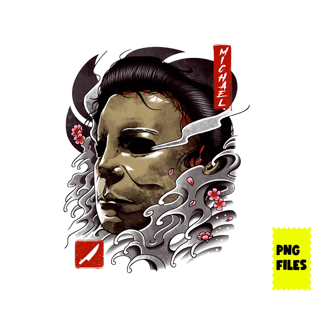 Oni Slasher Mask Cutting Board Png, Slasher Mask Png, Horror | Inspire ...