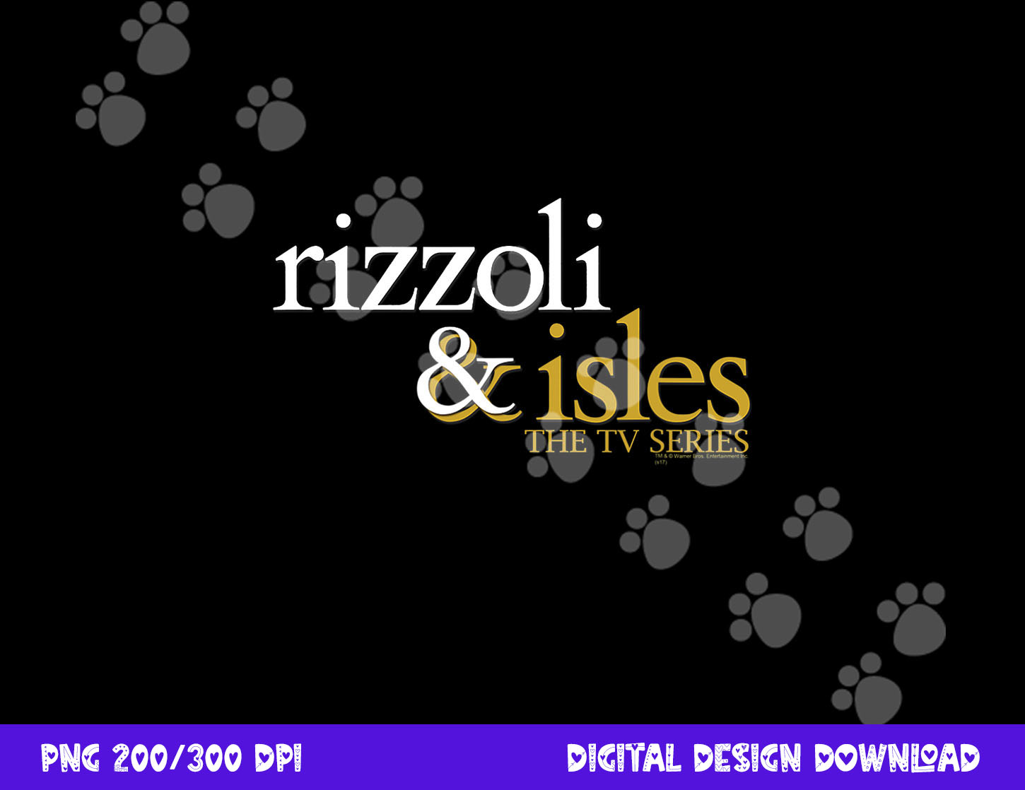 Rizzoli & Isles Logo png, sublimation - Inspire Uplift