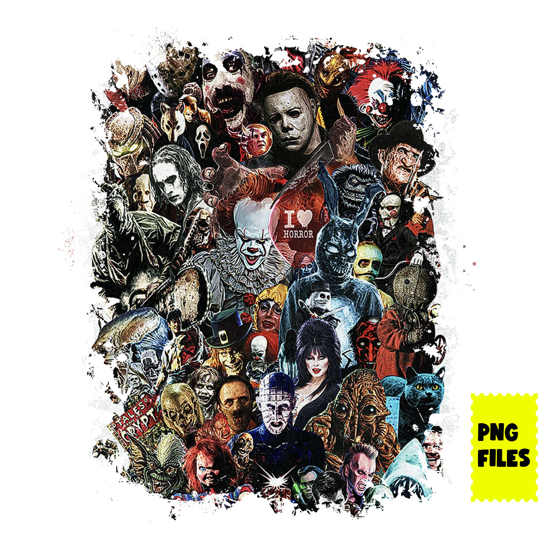 Horror Sublimation Png, Horror Png, Horror Movie Character P | Inspire ...