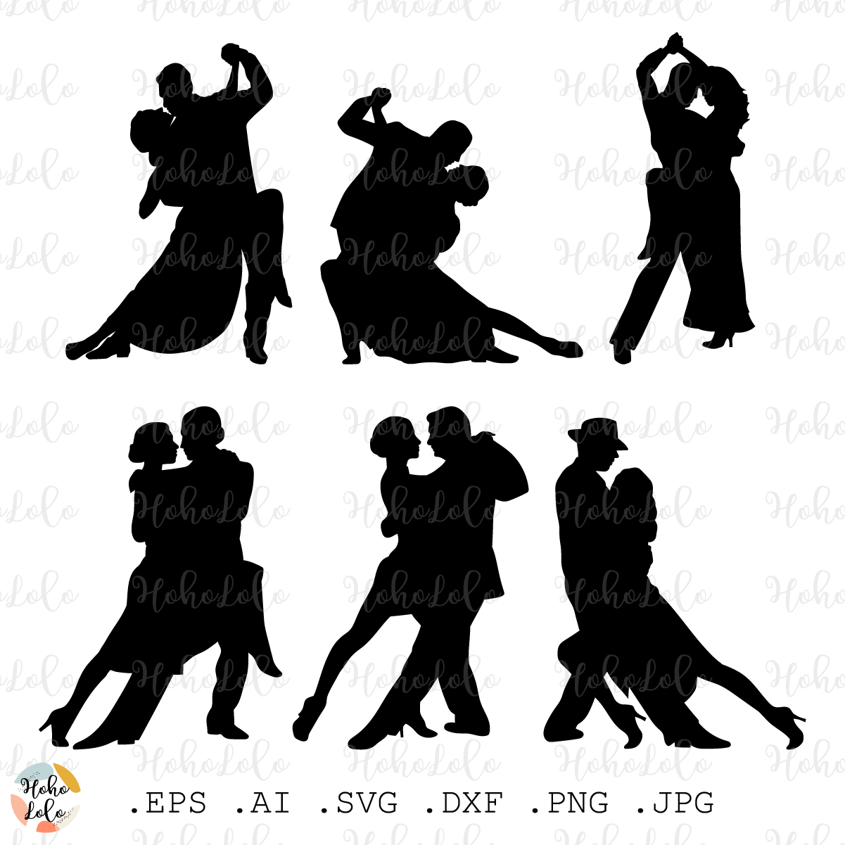 Tango Svg, Tango Silhouette, Dance Svg, Dance Templates Dxf | Inspire ...