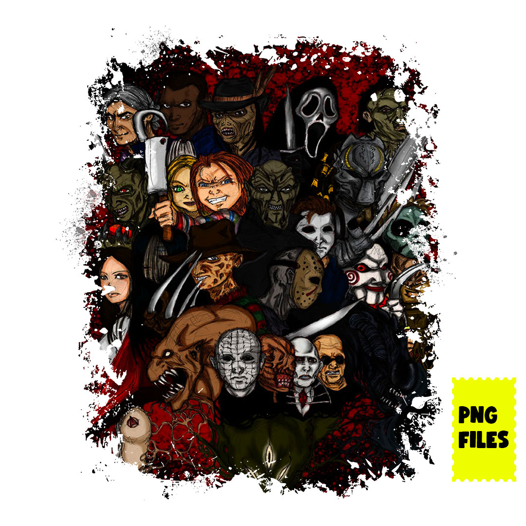 Horror Png, Horror Sublimation Png, Horror Movie Character P - Inspire ...