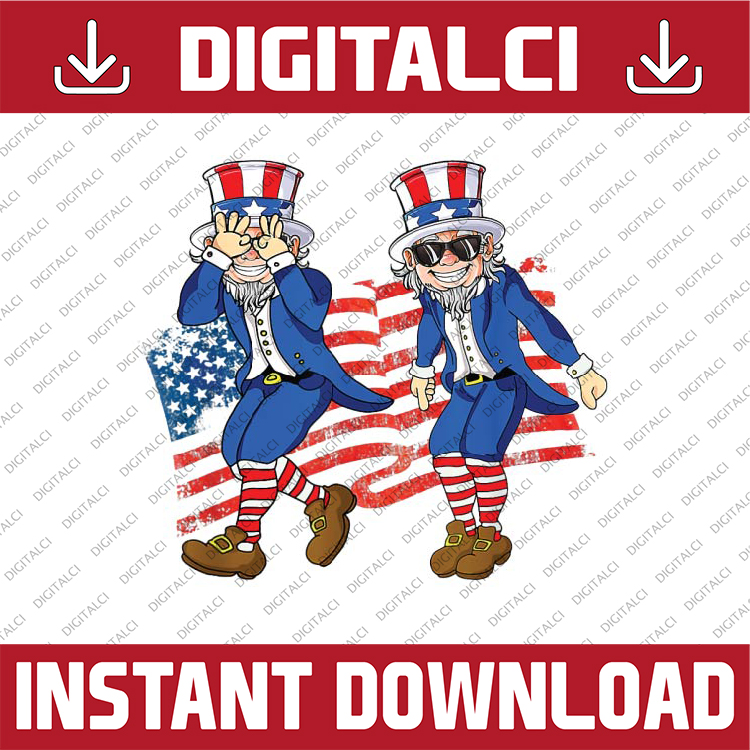Uncle Sam Griddy Dance Funny 4th Of July USA Flag Png, Uncle | Inspire ...