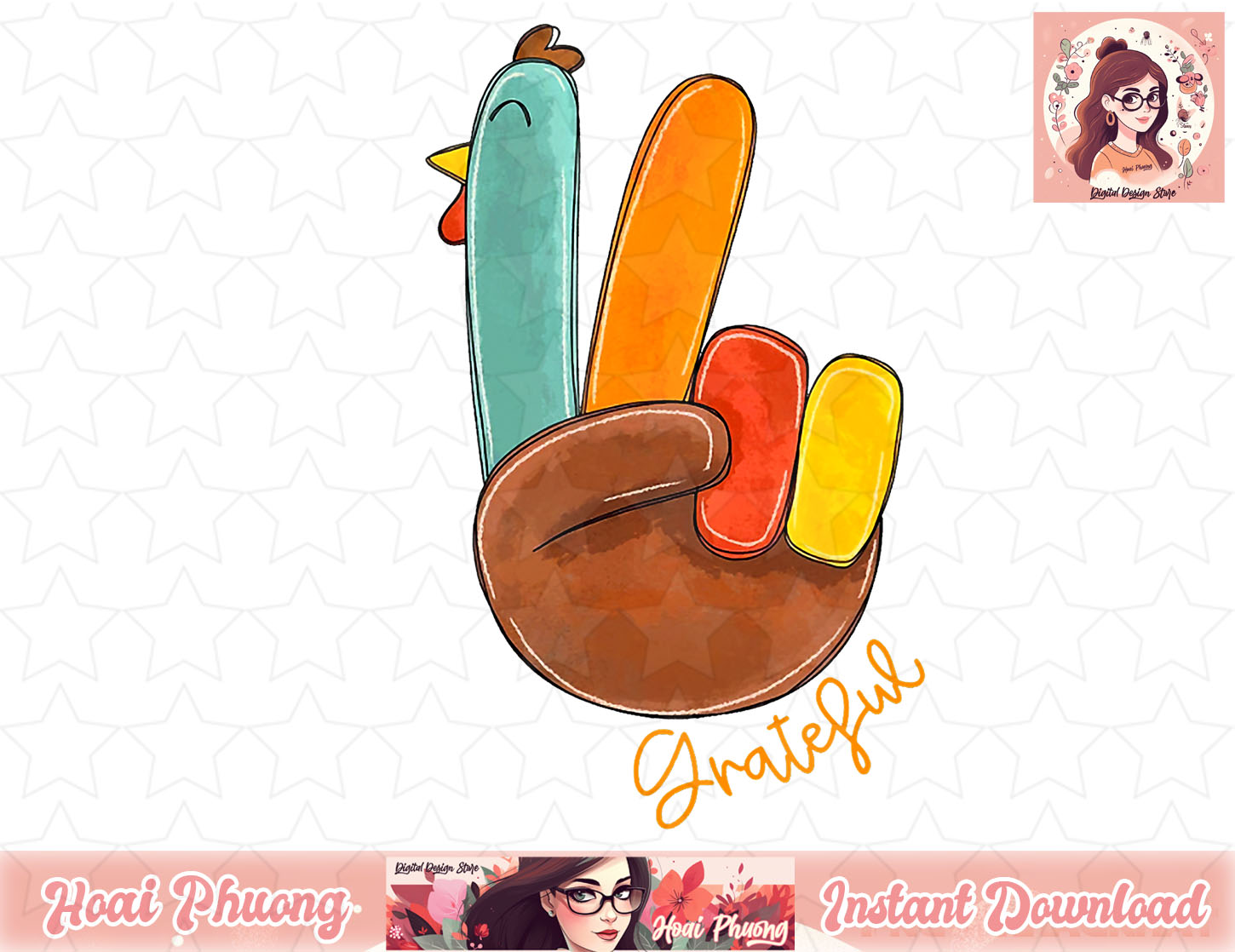 Peace Love Turkey Grateful Turkey Hand Sign Thanksgiving png | Inspire ...