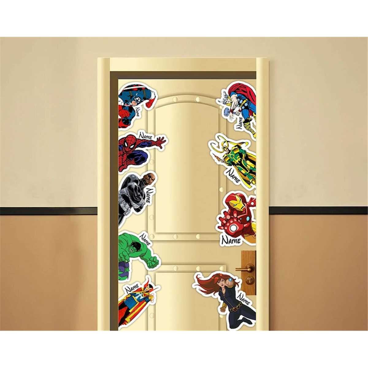 Personalized Disney Superhero Characters Inspired Magnets Fo - Inspire ...