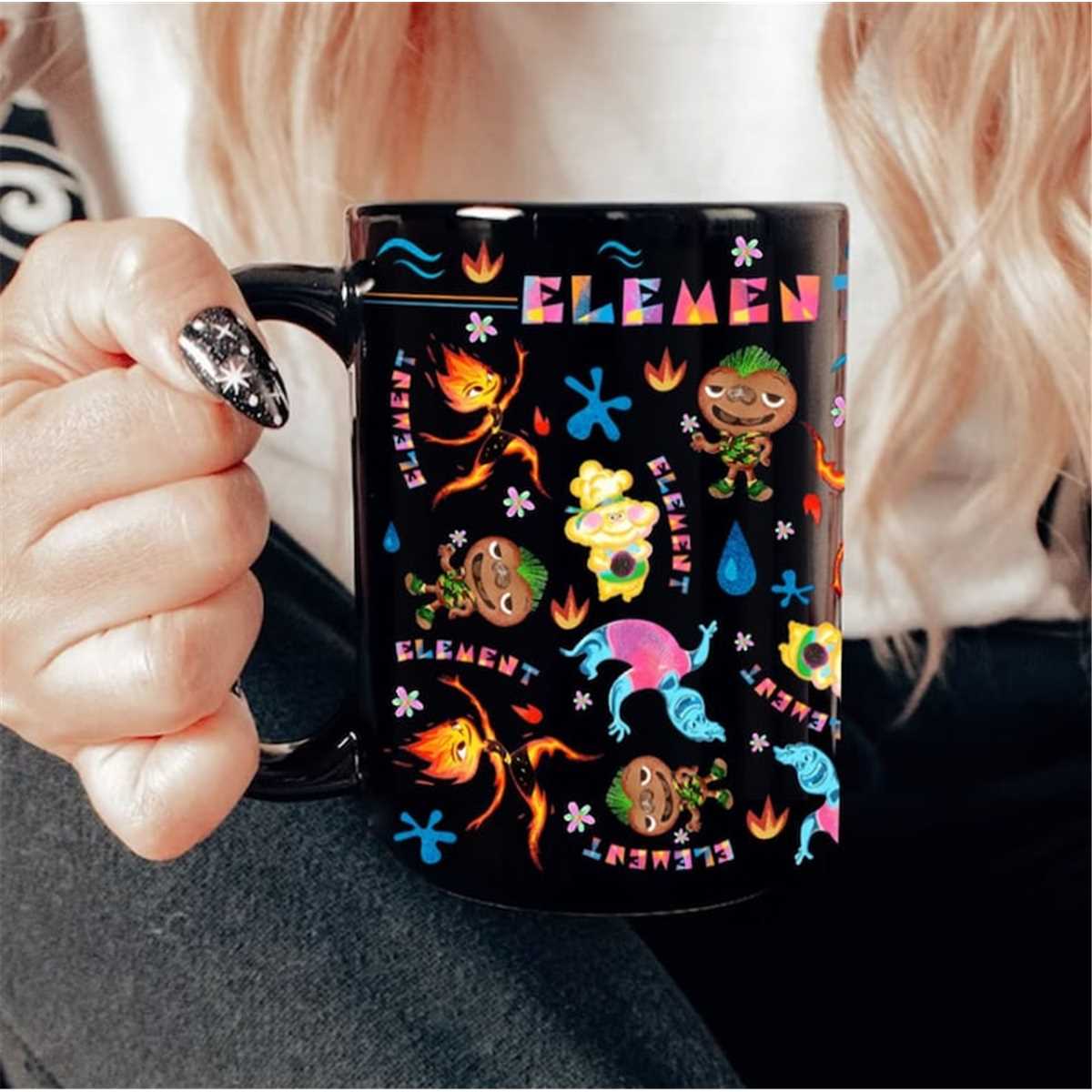 Disney Elemental 2023 Mug, Disney Pixar Elemental Movie Matc | Inspire ...