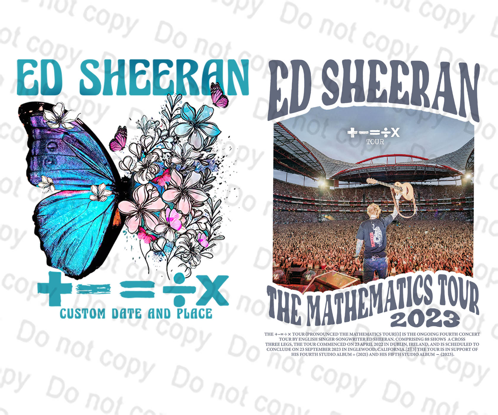 Ed Concert World Tour Png, Butterfly Equals Tour, Mathematic | Inspire ...