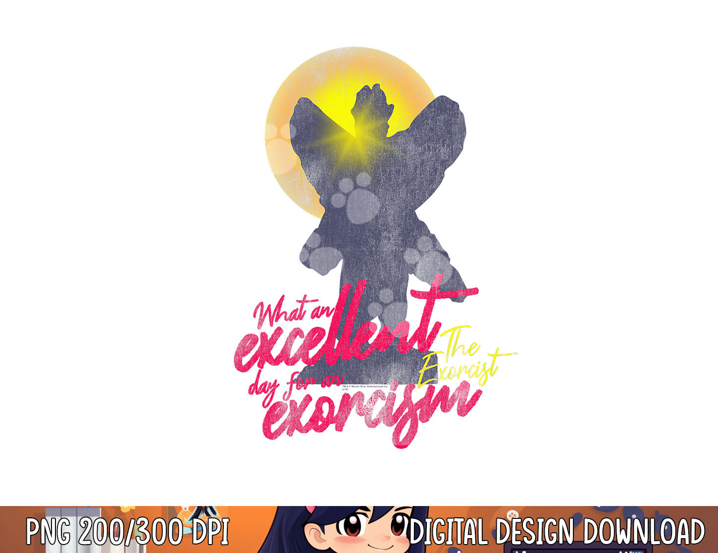 The Exorcist Pazuzu png, sublimation | Inspire Uplift