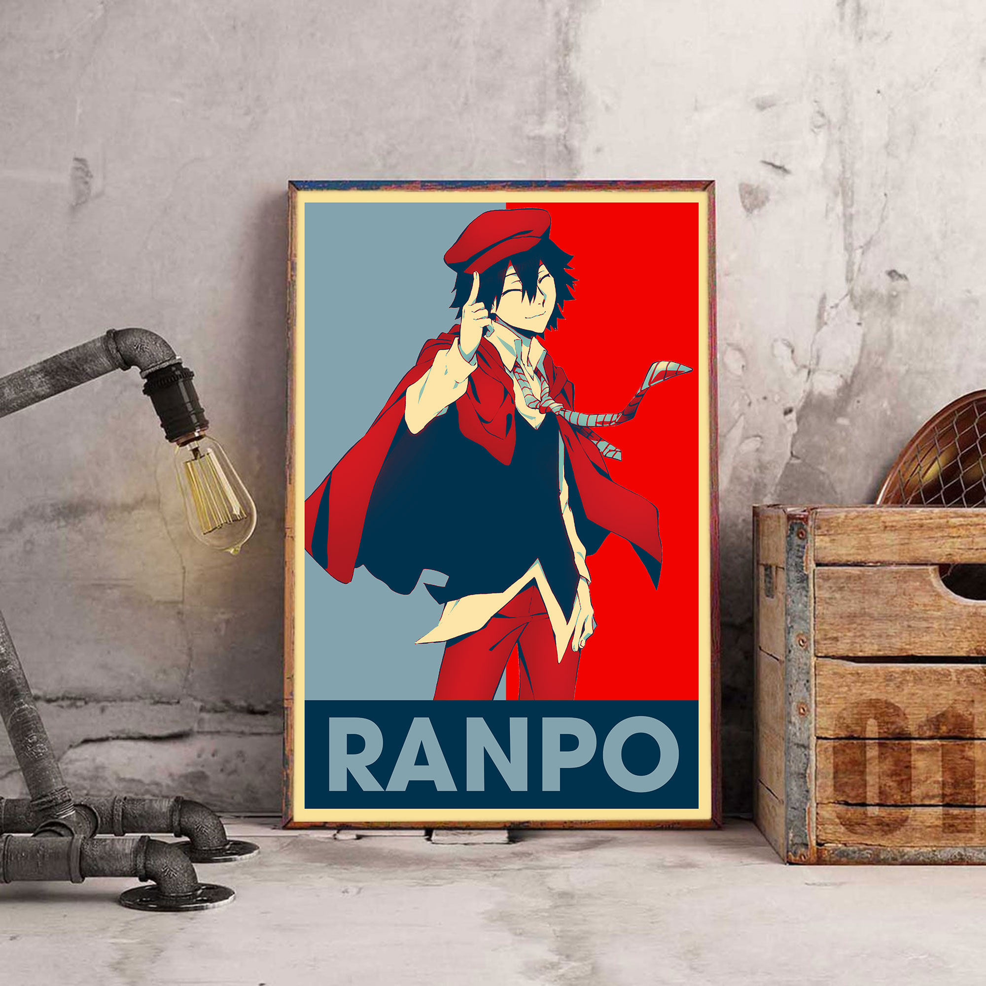 anime poster, bungo stray dogs poster, wall art, wall decor, | Inspire ...