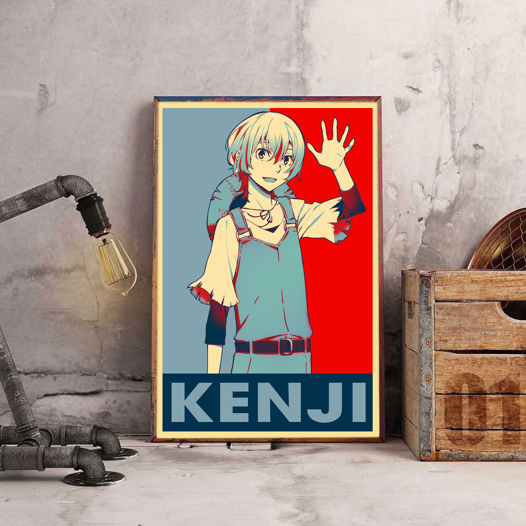 anime poster, bungo stray dogs poster, wall art, wall decor, | Inspire ...