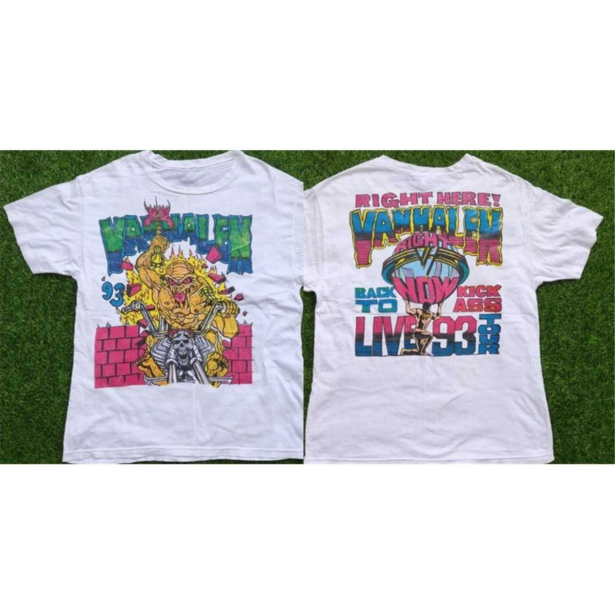 90s Van Halen Here Right Now Back to Kick Ass 1993 Tour Shir | Inspire ...