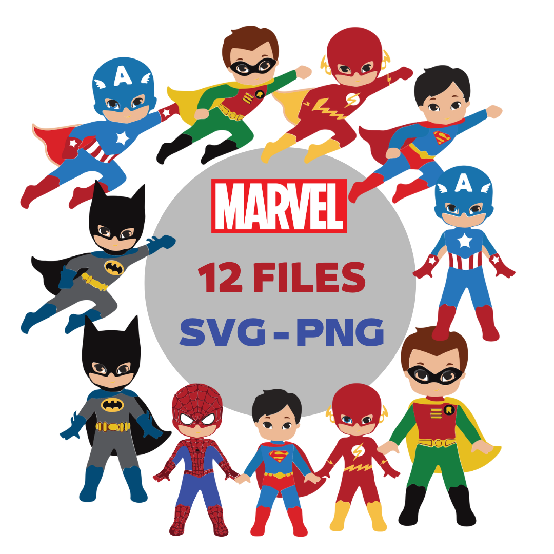 Superhero SVG Bundle, Avengers SVG Bundle, Bundle Layered Sv | Inspire ...