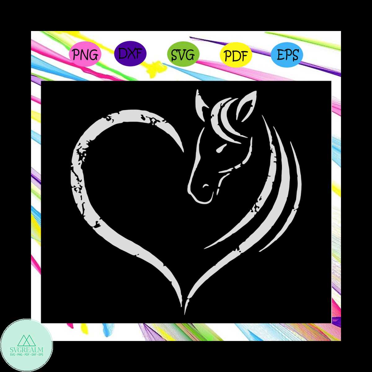 Horse head inside svg, horse svg, beautiful horse svg, horse | Inspire ...