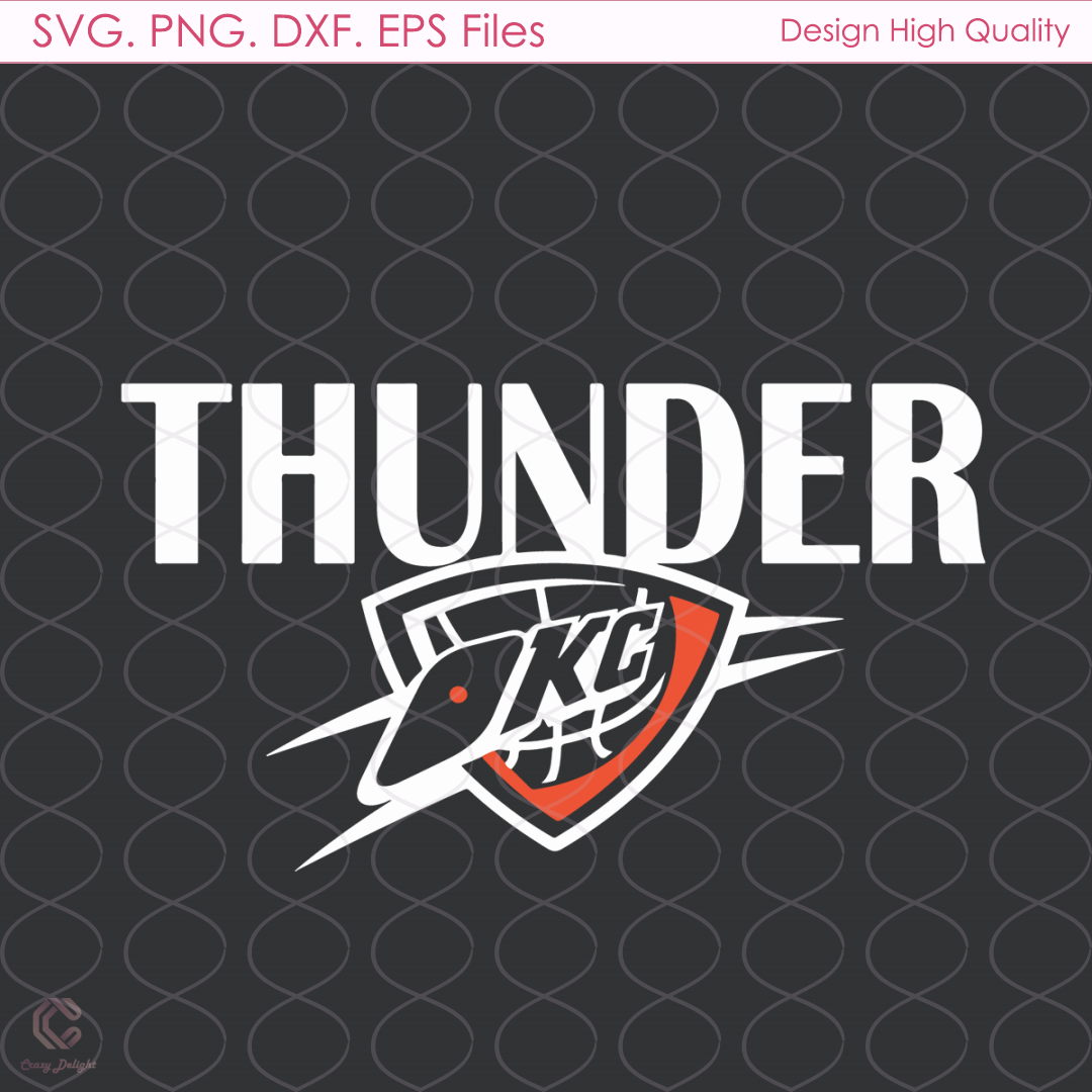 Thunder Okc Logo Svg, Sport Svg, NBA Svg, NBA Team Svg, Thun | Inspire ...