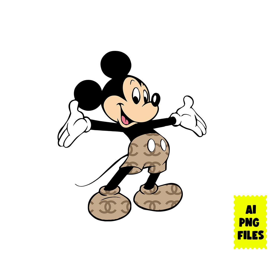 Chanel Mickey Png, Chanel Brand Logo Png, Mickey Mouse Png, - Inspire ...