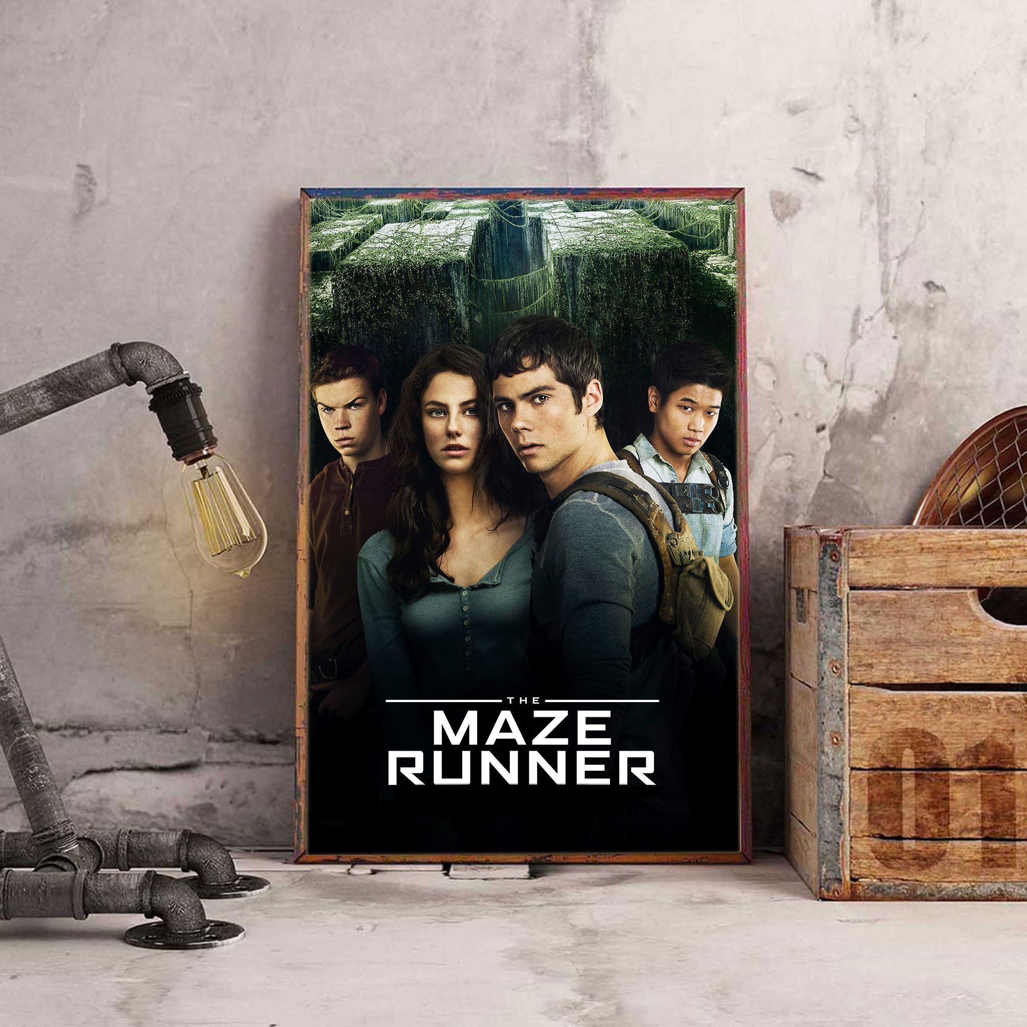 anime poster, the maze runner poster, wall art, wall decor, | Inspire ...