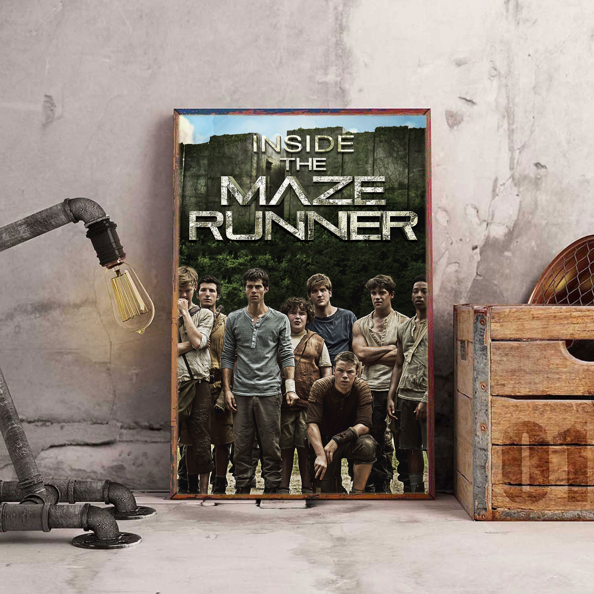 anime poster, the maze runner poster, wall art, wall decor, - Inspire ...