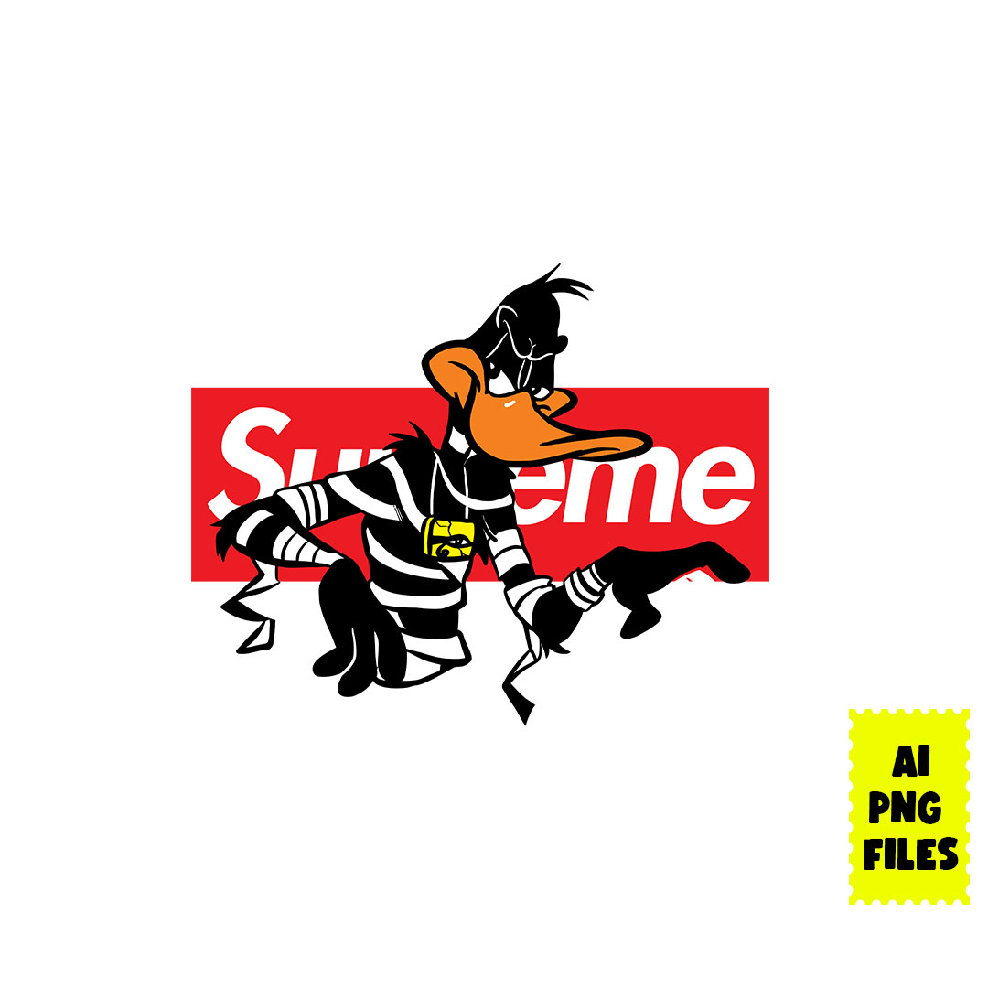Daffy Duck Supreme Png, Supreme Logo Png, Daffy Duck Png, Ca | Inspire ...