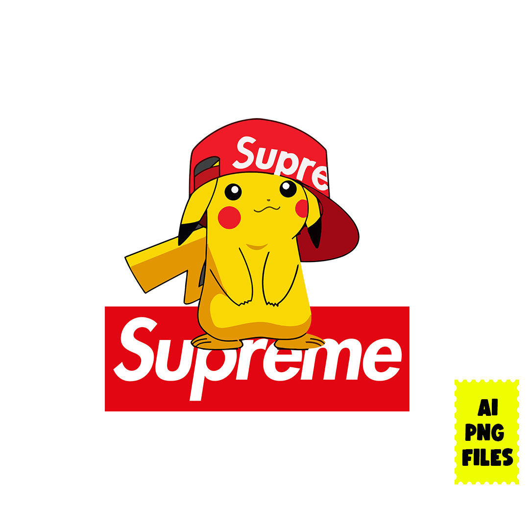Pikachu Supreme Png, Supreme Brand Logo Png, Pikachu Png, Po | Inspire ...