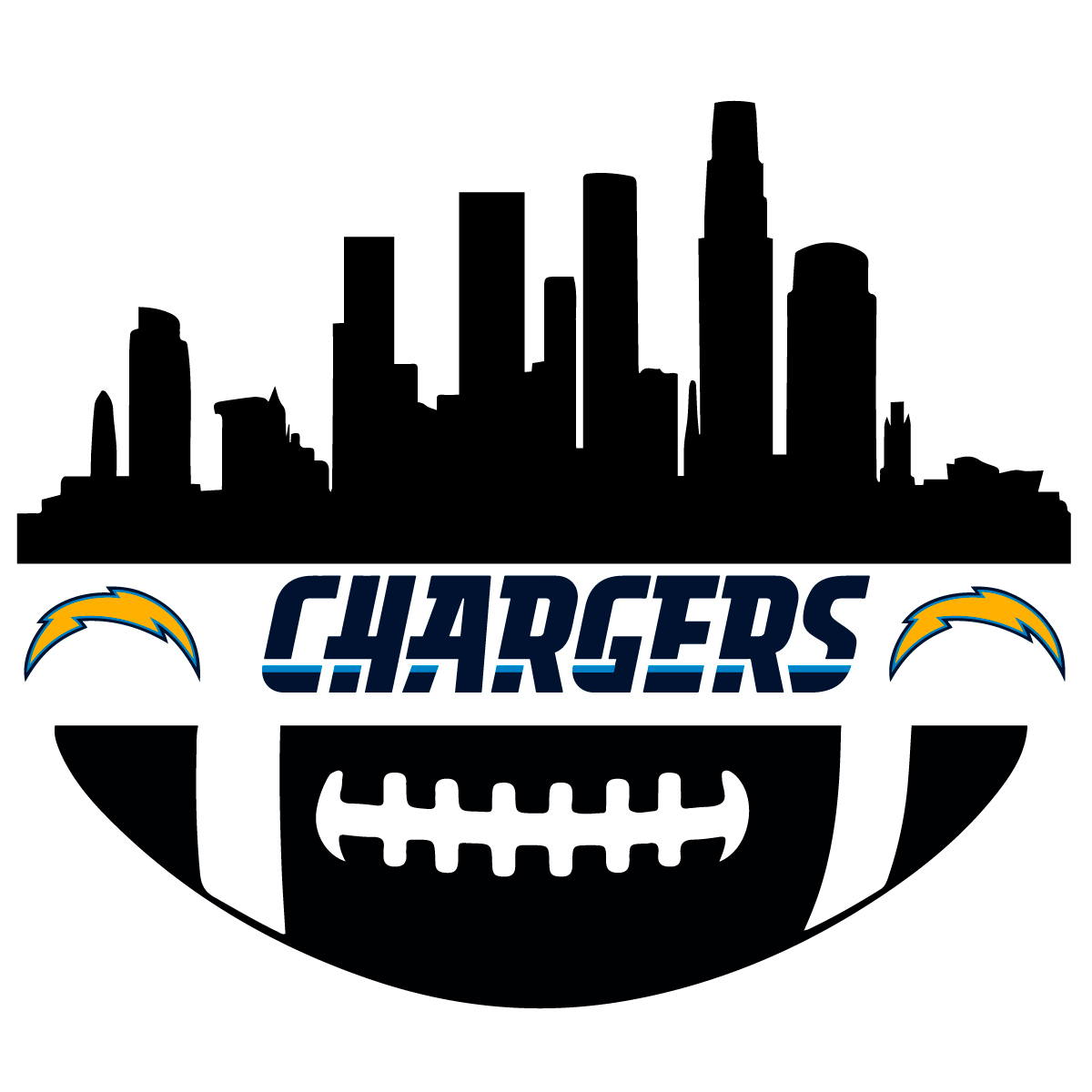 Los Angeles Chargers Nfl Football Svg | Inspire Uplift