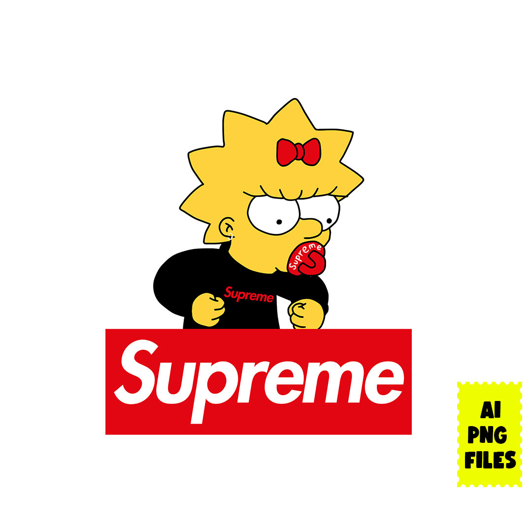 Lisa Simpson Supreme Png, Supreme Brands Logo Png, Lisa Simp | Inspire ...