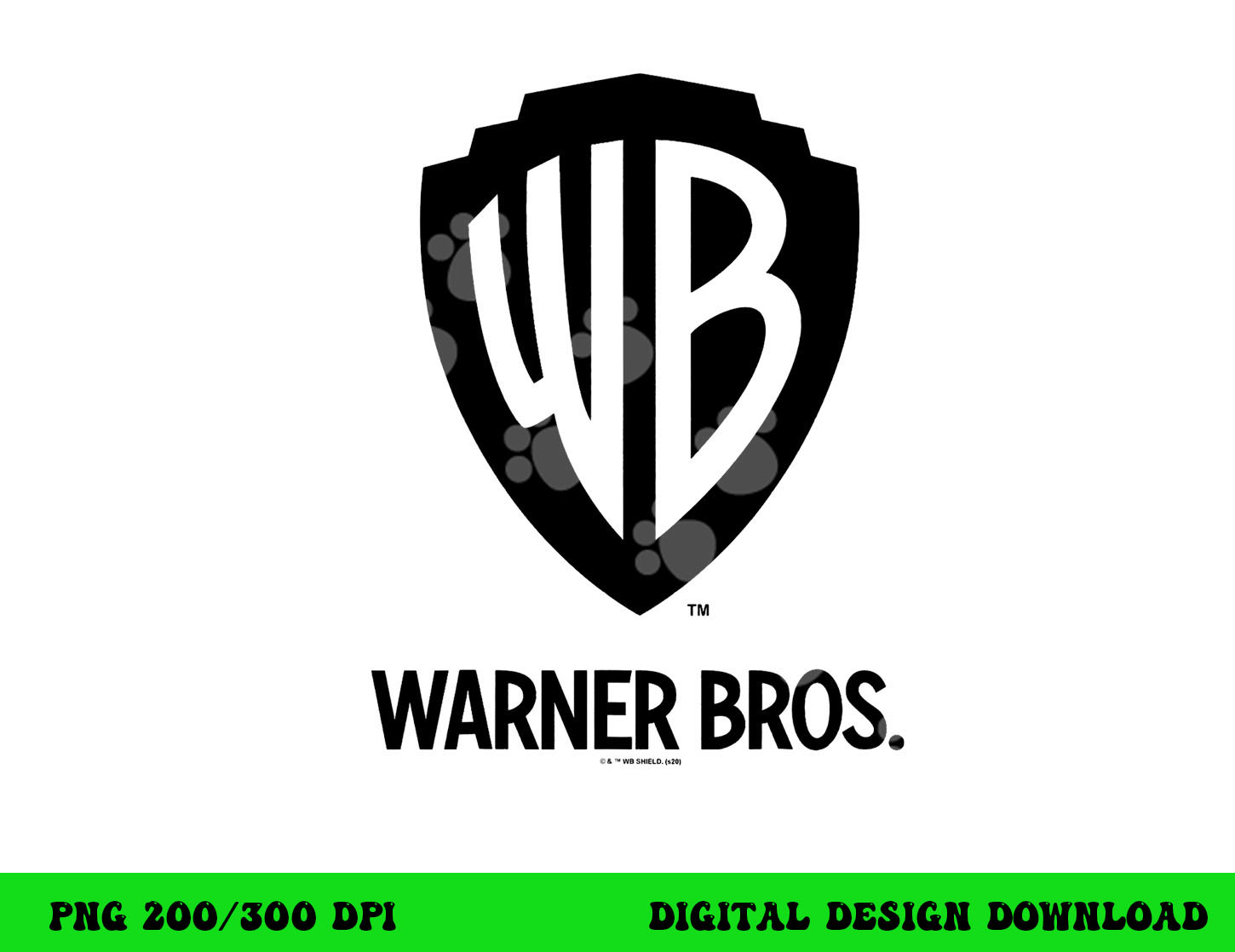 Warner Brothers WB Blue Logo C2 png, sublimation | Inspire Uplift