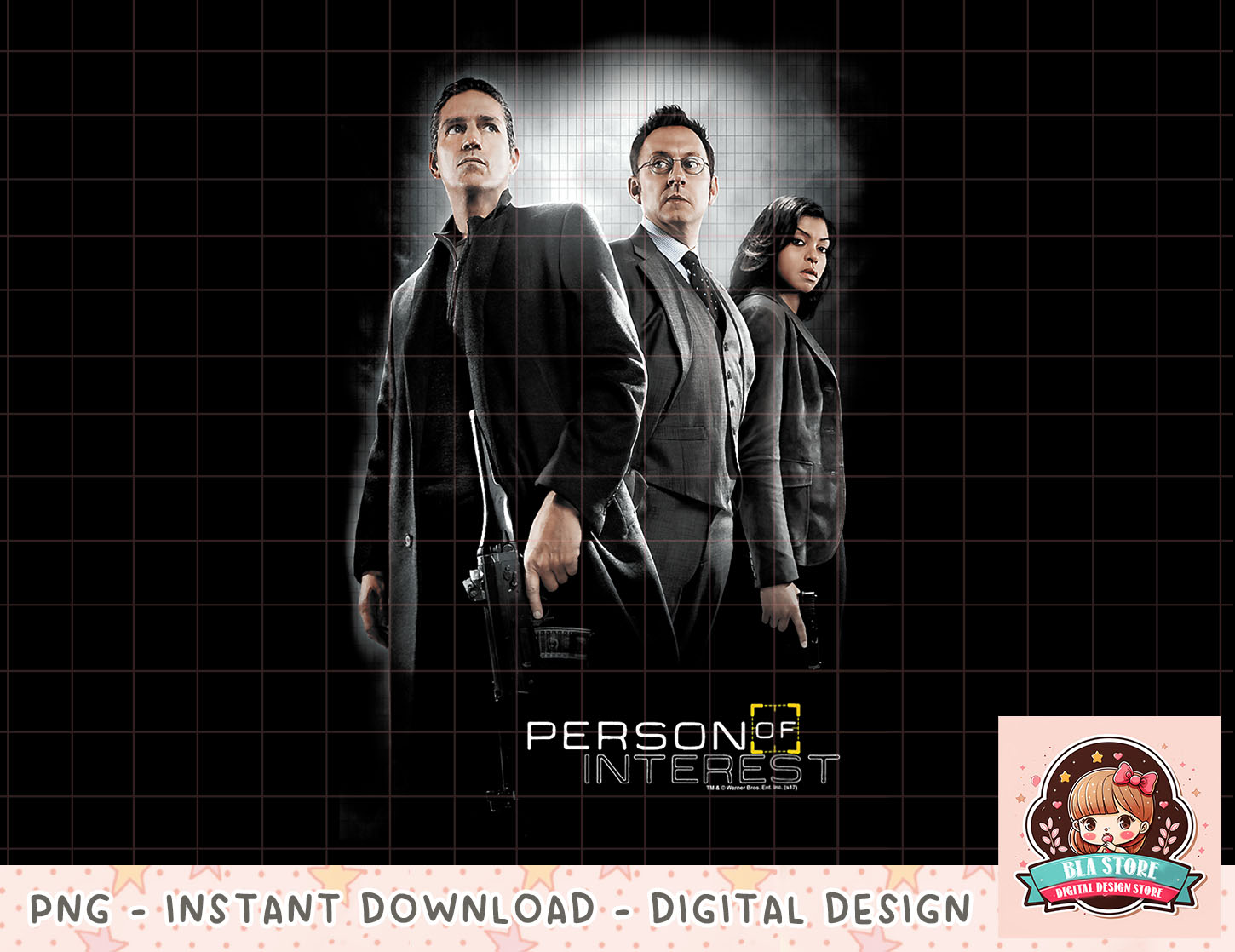 Person of Interest Cast png, instant download, digital print | Inspire ...