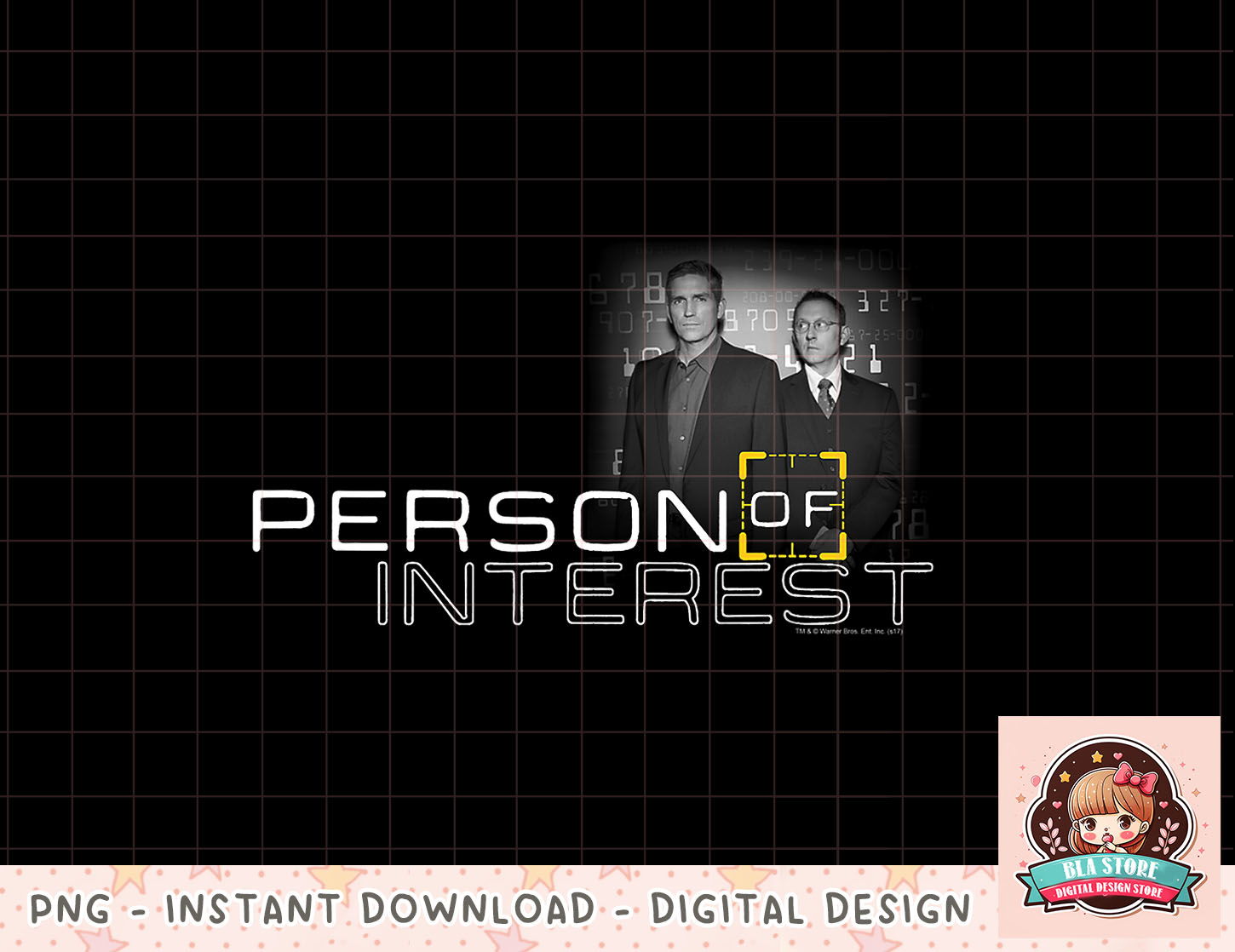 Person of Interest Logo png, instant download, digital print | Inspire ...