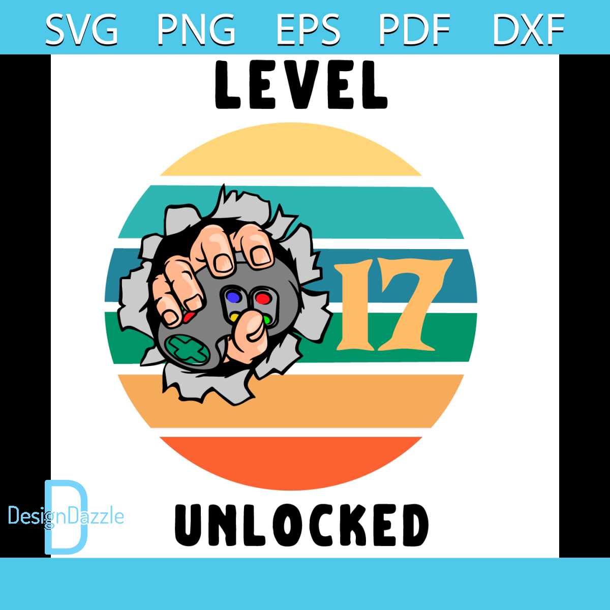Level 17 Unlocked Svg, Birthday Svg, 17th Birthday Svg, 17 Y - Inspire ...