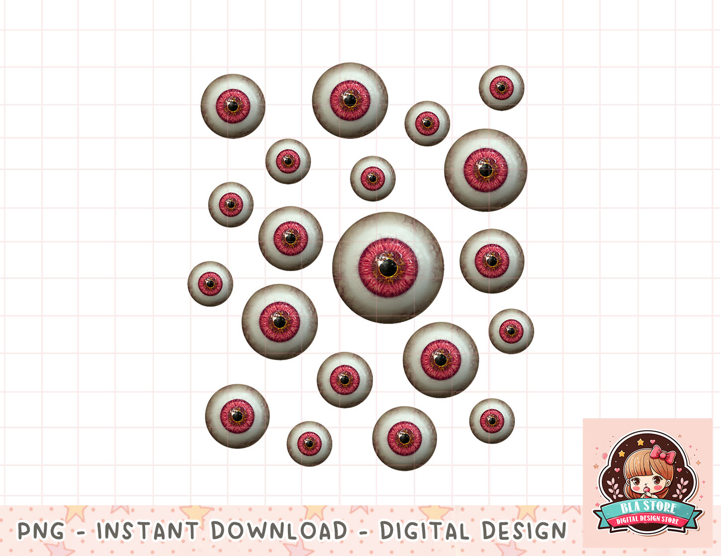 Red Halloween Eyeballs Creepy Funny Lazy Easy Spooky Costume | Inspire ...