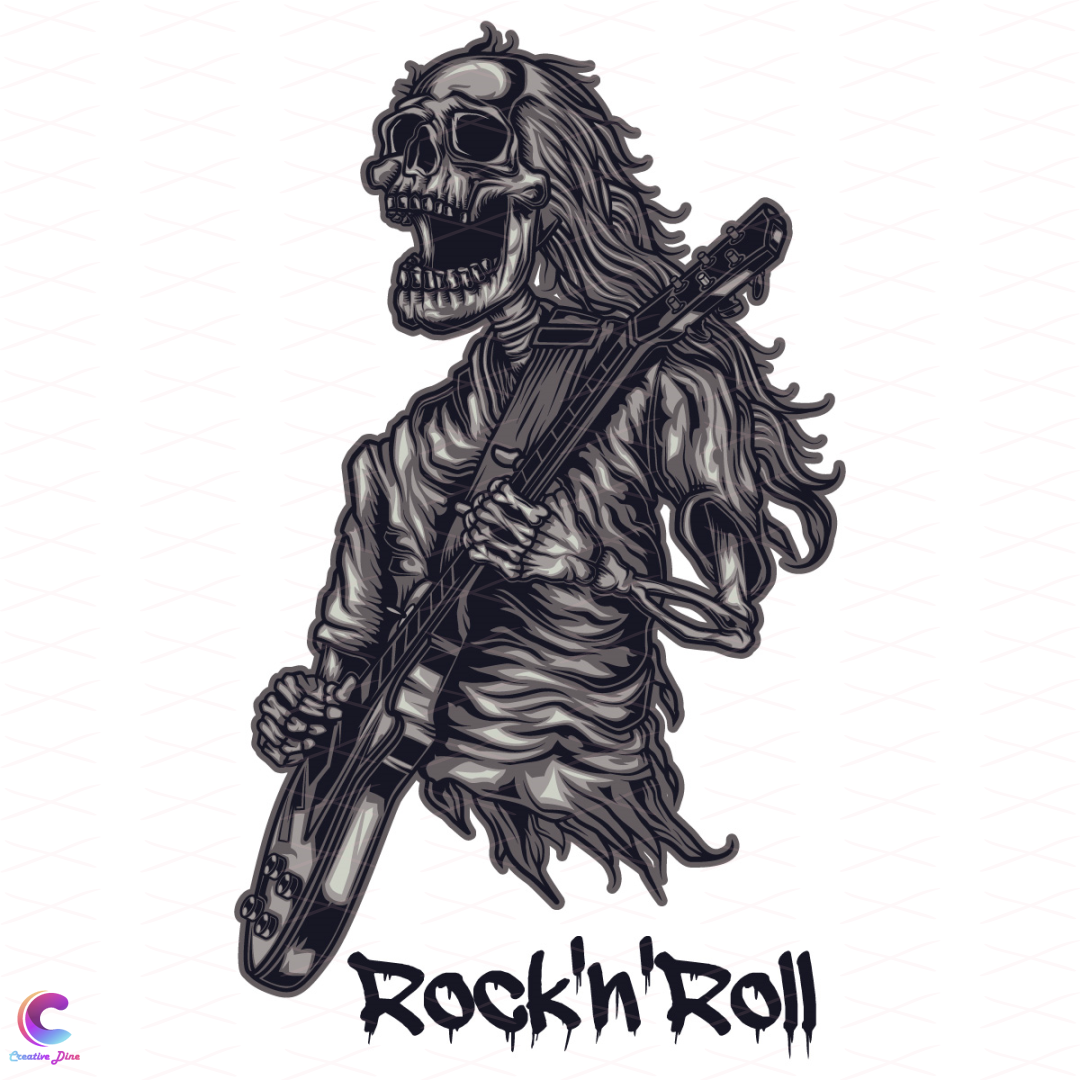 Skeleton Rock N Roll Svg, Trending Svg, Skeleton Svg, Skelet - Inspire ...