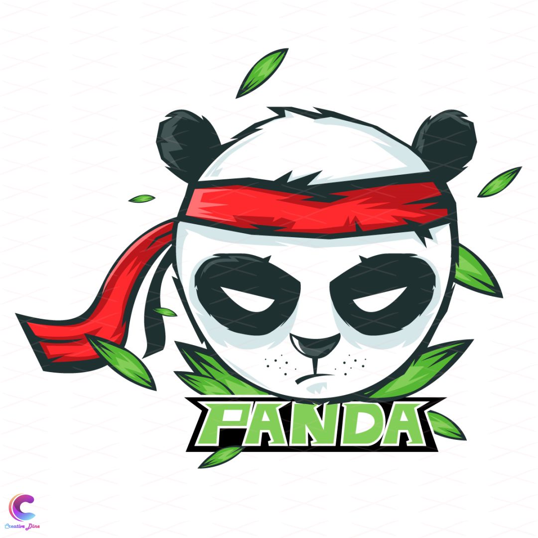 Angry Panda Svg | Inspire Uplift