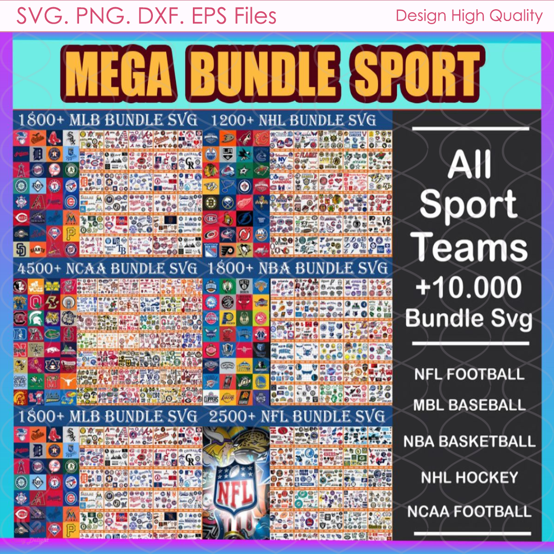 Sport Mega Bundle Svg, American Sport Svg, Sport Bundle Svg | Inspire ...