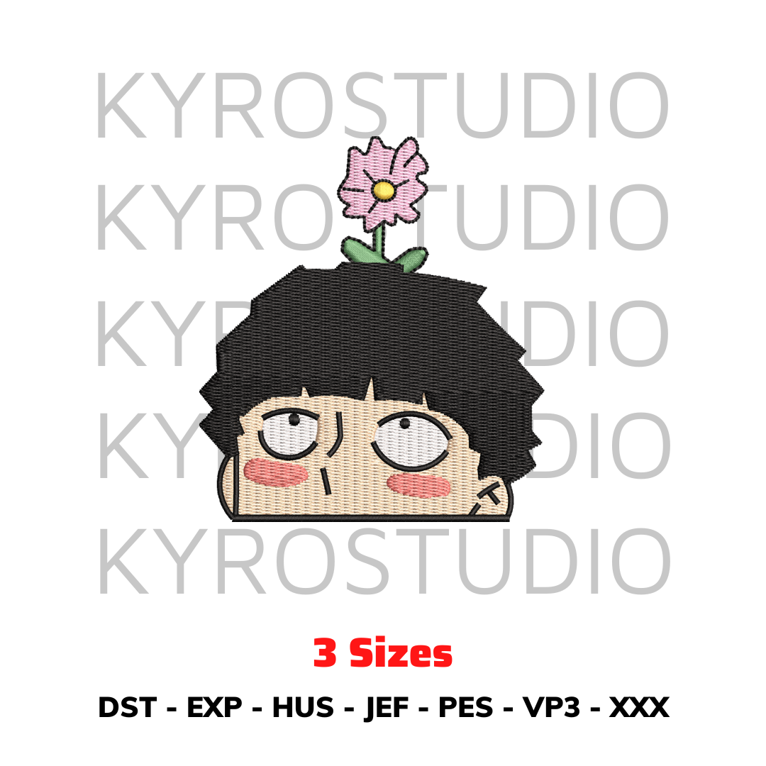 Chibi Mob Embroidery Design Anime Embroidery Design Embroi Inspire
