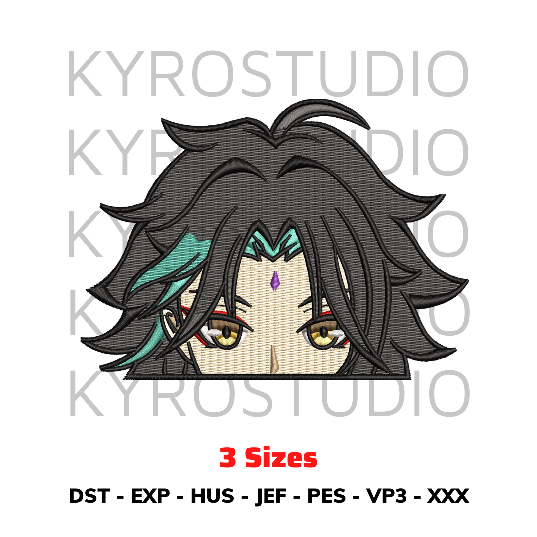 Xiao Embroidery Design, Anime Embroidery Design, Embroidery | Inspire ...