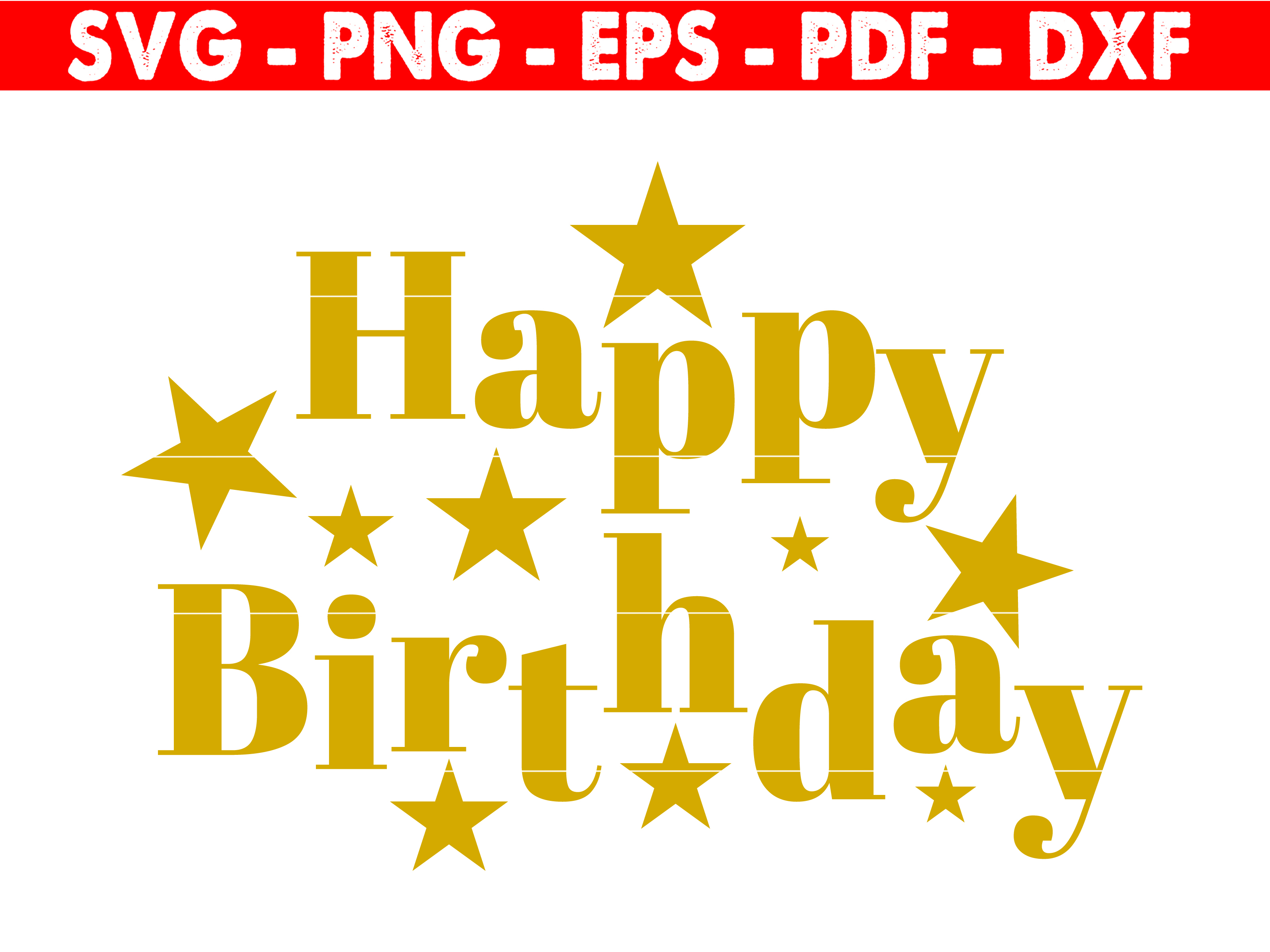 Happy Birthday Svg, Birthday Svg, Instant Download, Girl's B - Inspire ...