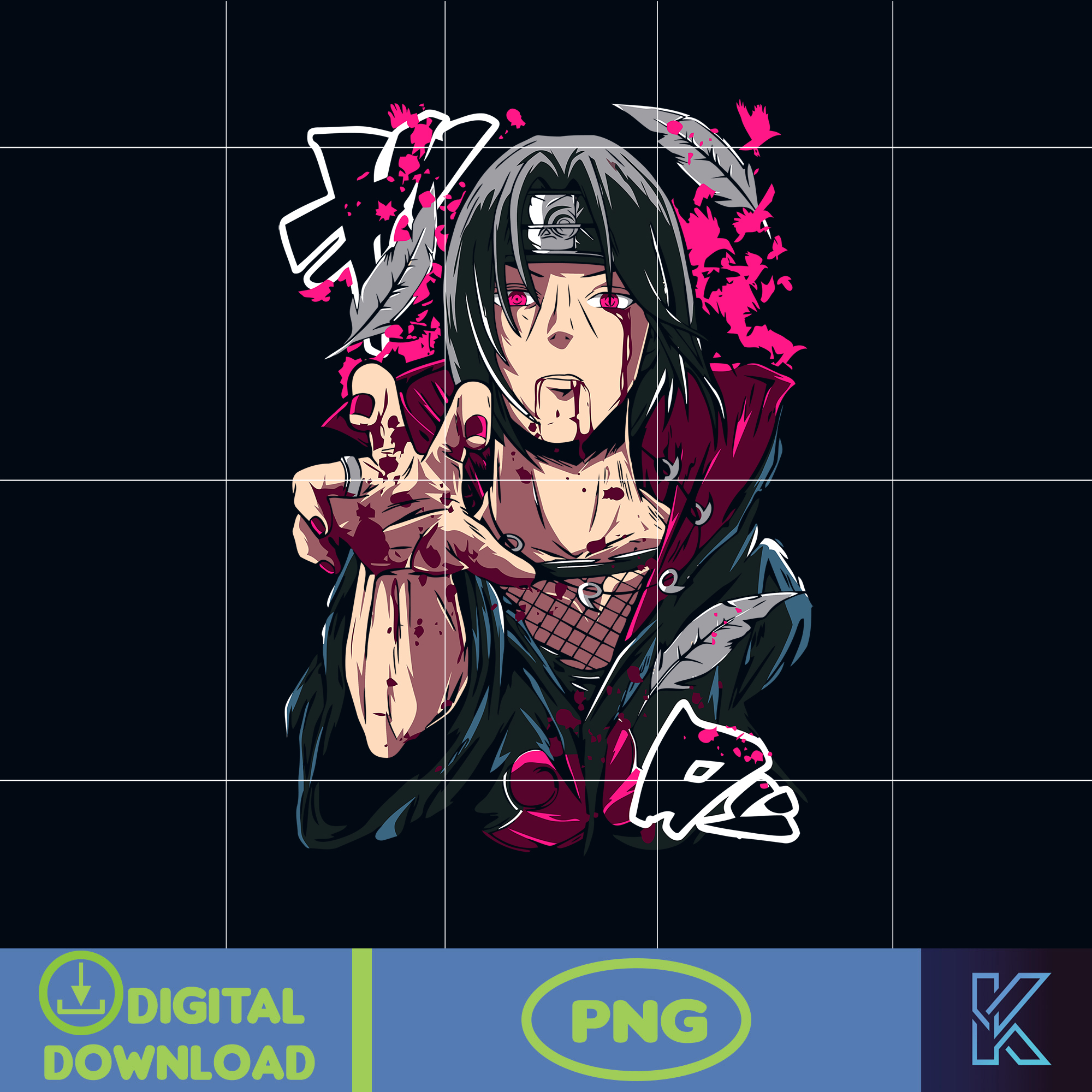 Anime Design PNG Anime Clipart PNG Anime PNG Digital Prints - Inspire ...