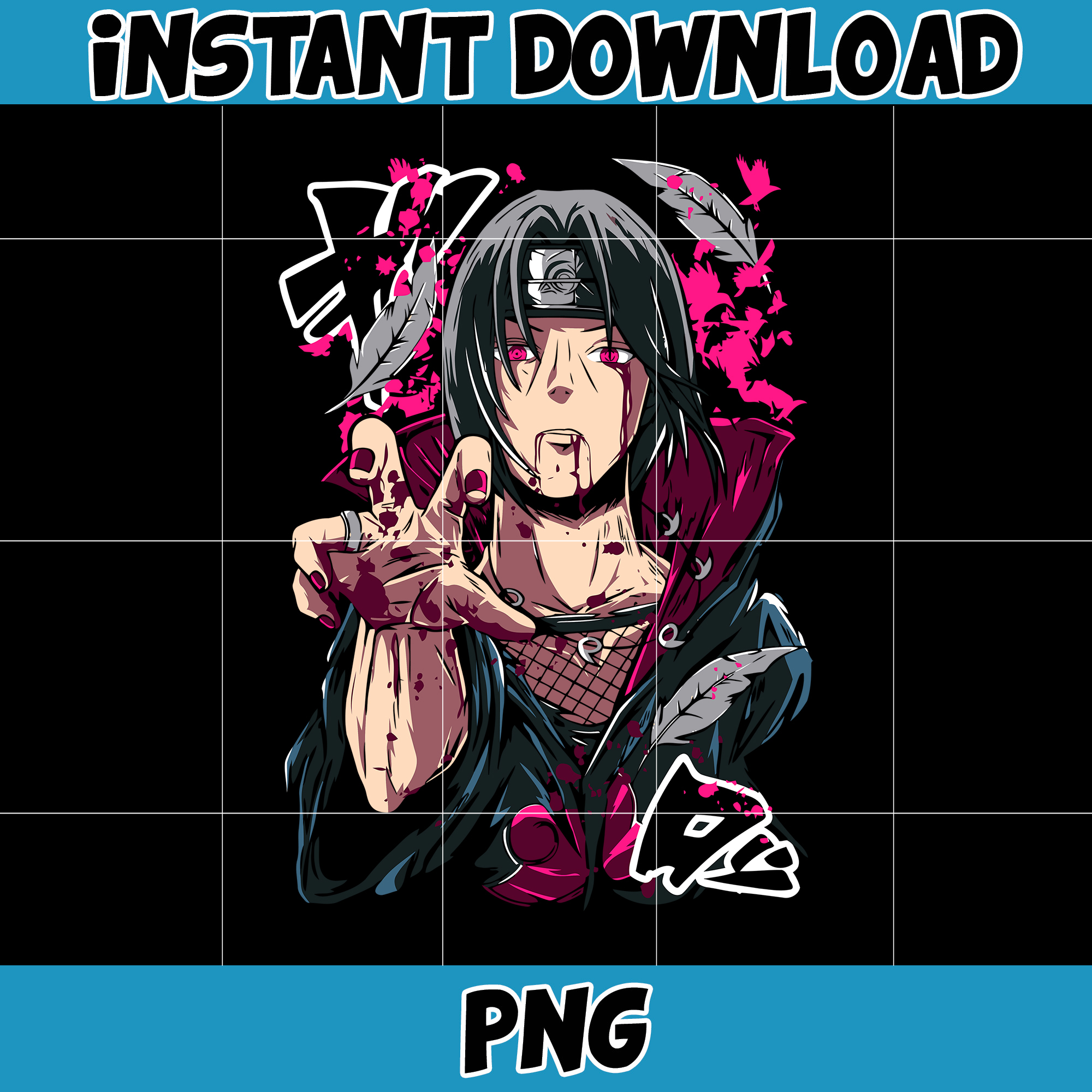 Anime Design PNG Anime Clipart PNG Anime PNG Digital Prints - Inspire ...