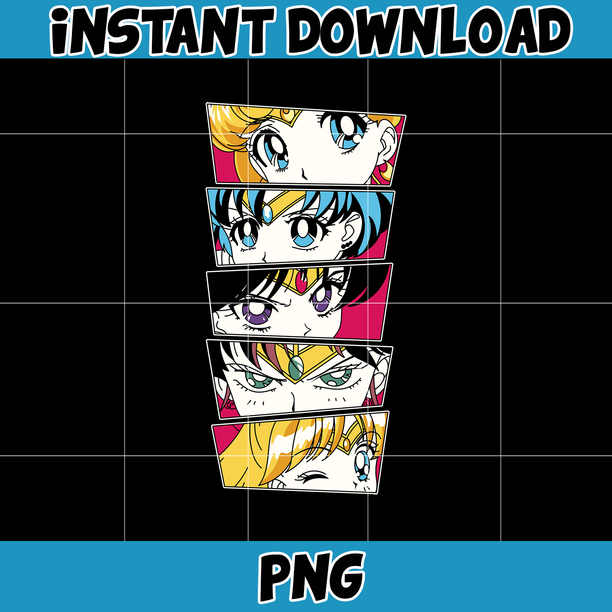 Anime Design PNG Anime Clipart PNG Anime PNG Digital Prints - Inspire ...