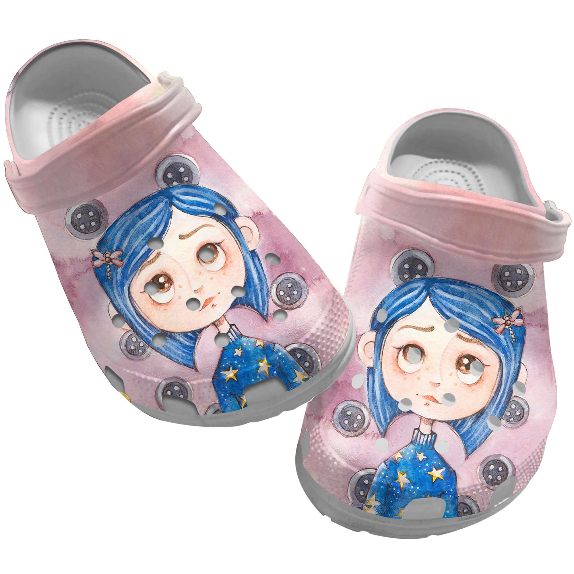 Coraline Crocs, Movie Crocs, Coraline Clog Shoes Unisex, Mov | Inspire ...