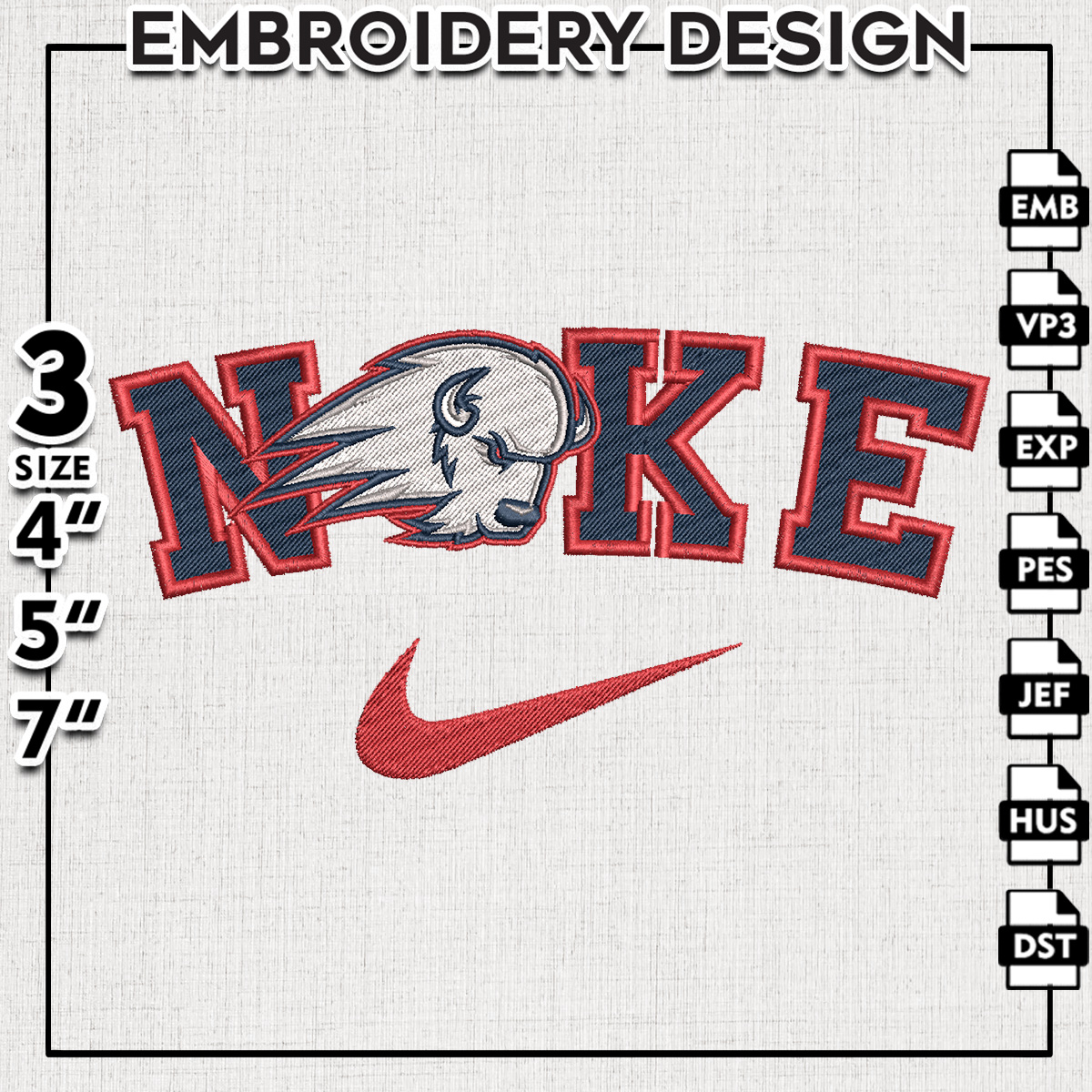 Nike Utah Tech Trailblazers Embroidery Designs, NCAA Embroid | Inspire ...