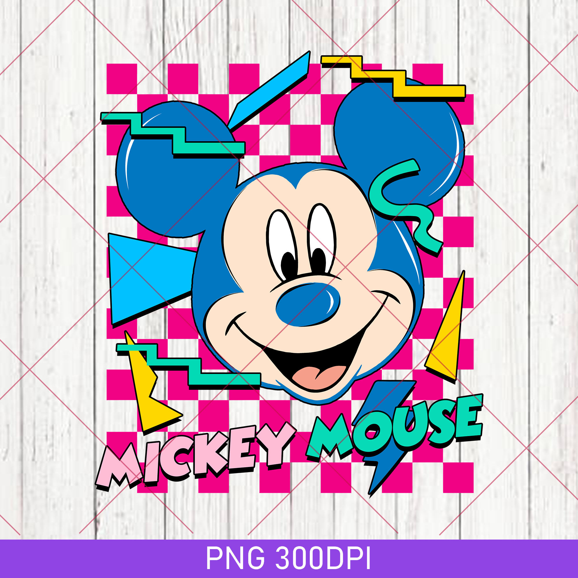 Mickey Checkerboard Circle PNG, Disney Trip PNG, Mickey Face | Inspire ...