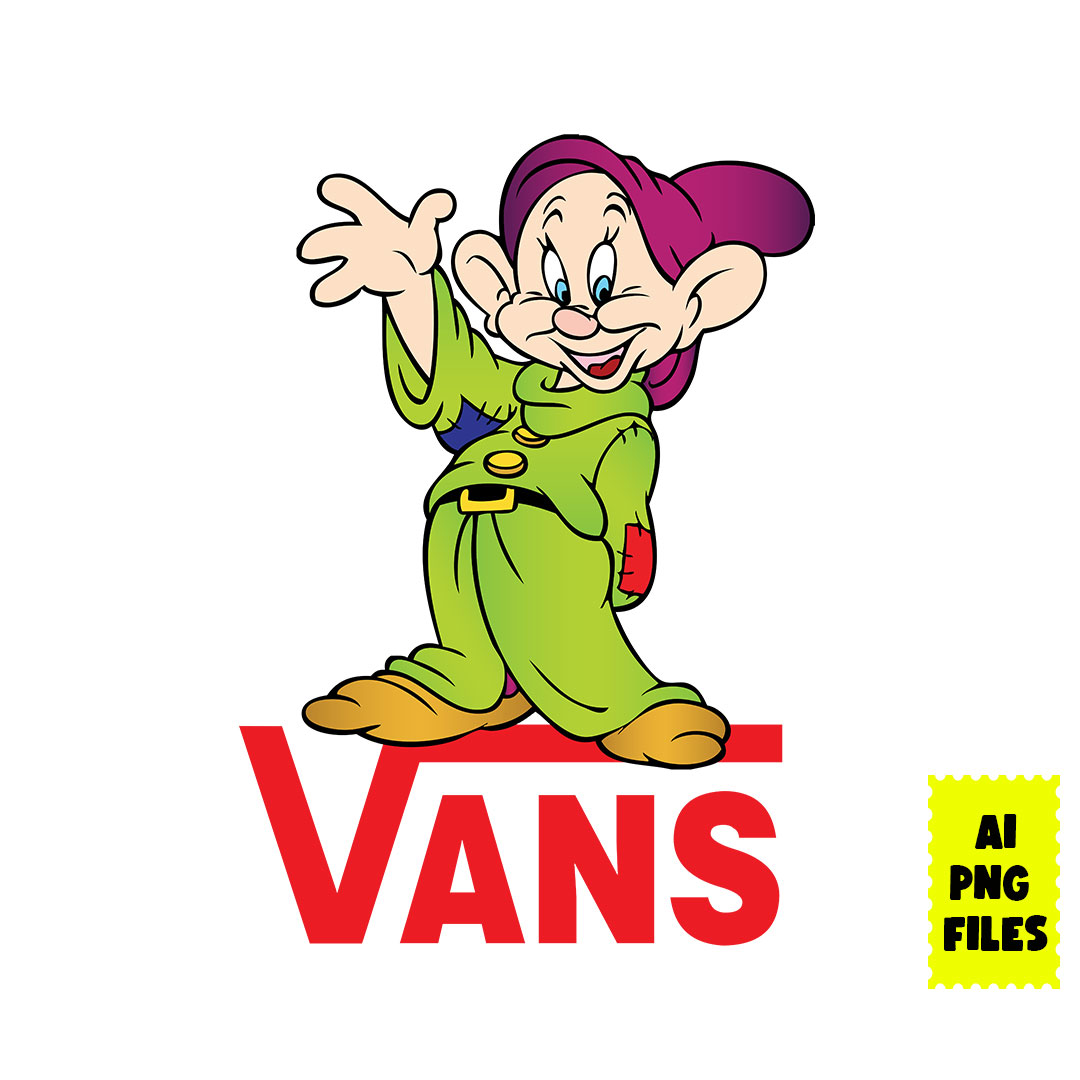 Dopey Vans Png, Vans Logo Png, Dopey Png, Disney Vans Png, D - Inspire ...