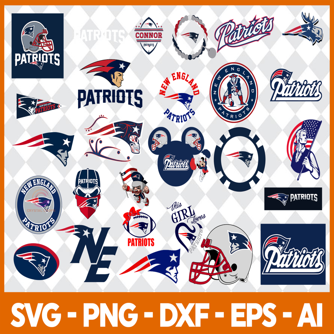 New England Patriots Bundle Sport Svg, NFL Bundle Svg, Sport | Inspire ...