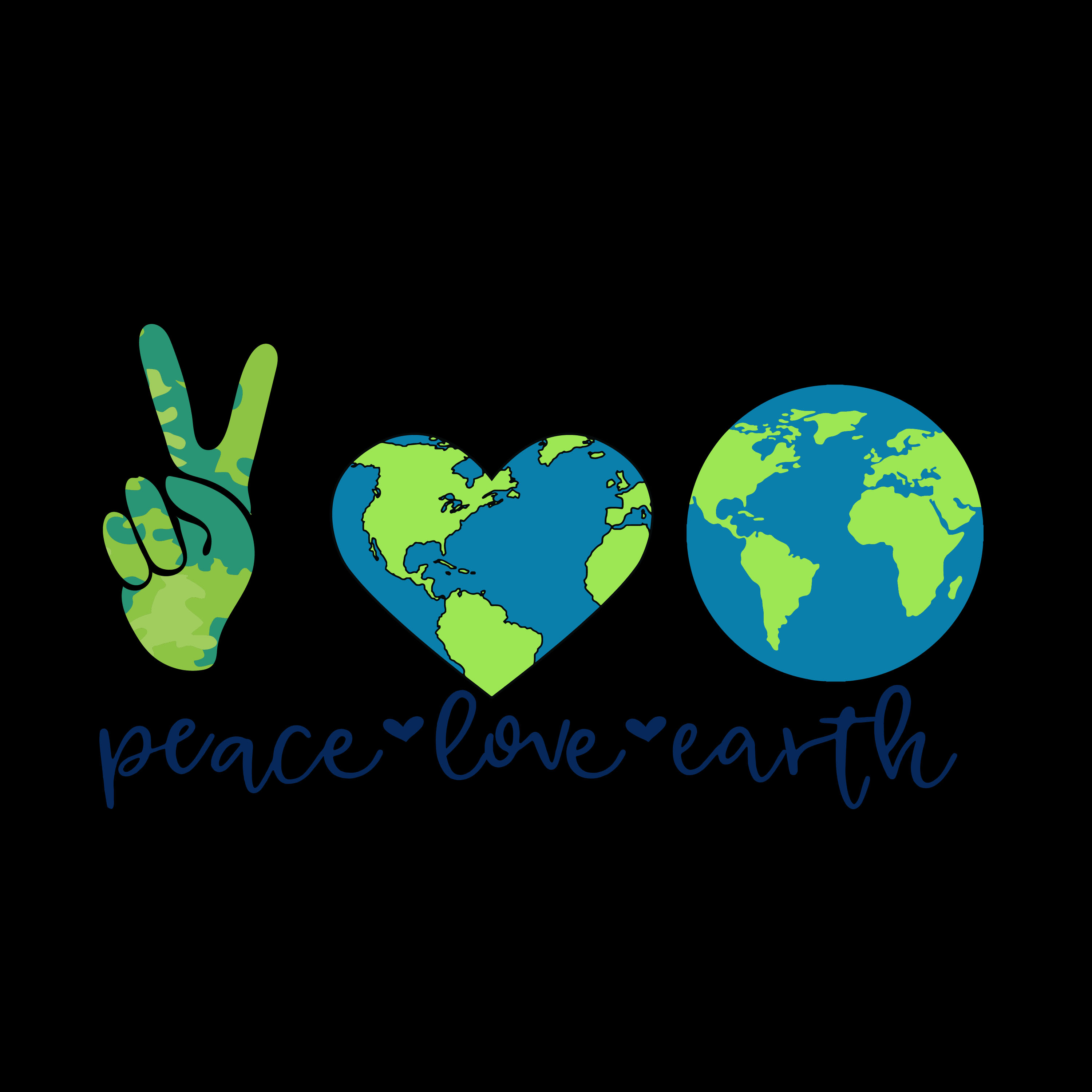 Peace Love Planet Earth SVG, Earth Day SVG, Save the Planet, | Inspire ...