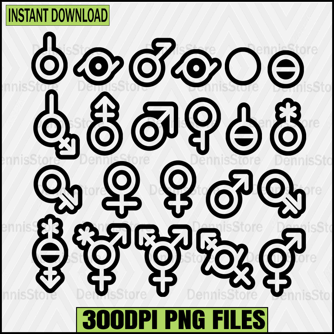 Gender Diversity Set Png,Pride Png,LGBT Png,Lesbian Png ,Gay | Inspire ...