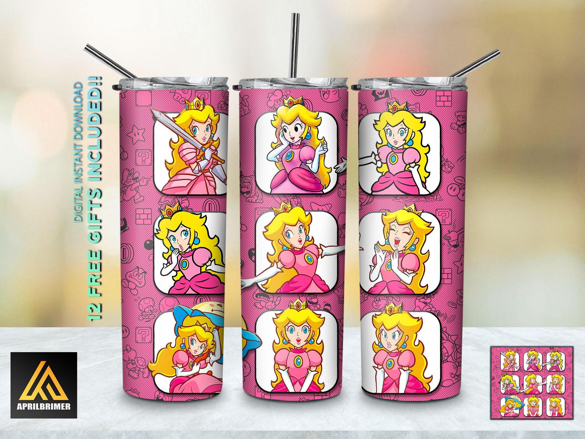 Game Characters Tumbler, Game Characters Skinny Tumbler, Gam | Inspire ...