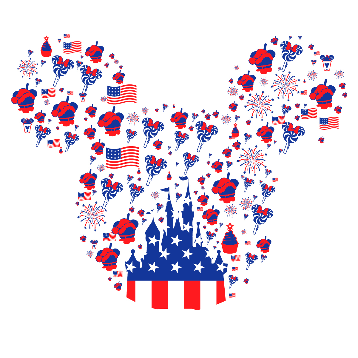 4th Of July Mickey Mouse Svg | Inspire Uplift