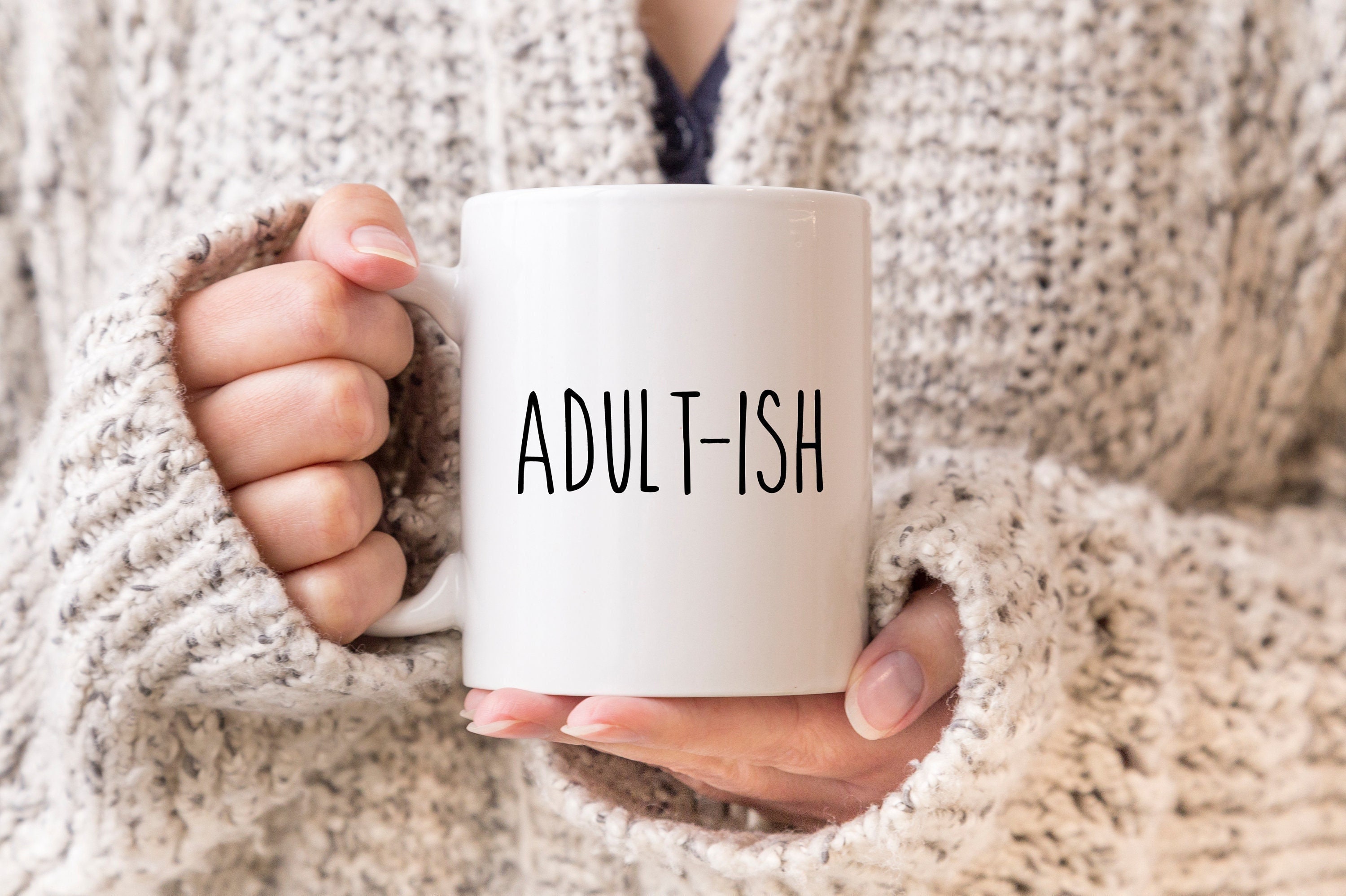18th Birthday Mug, Adultish, Adulting Coffee Mug, 21st Birth | Inspire ...